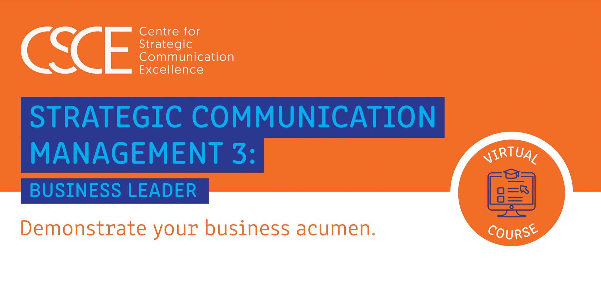 Strategic Communication Management 3: Business Leader (North America ...