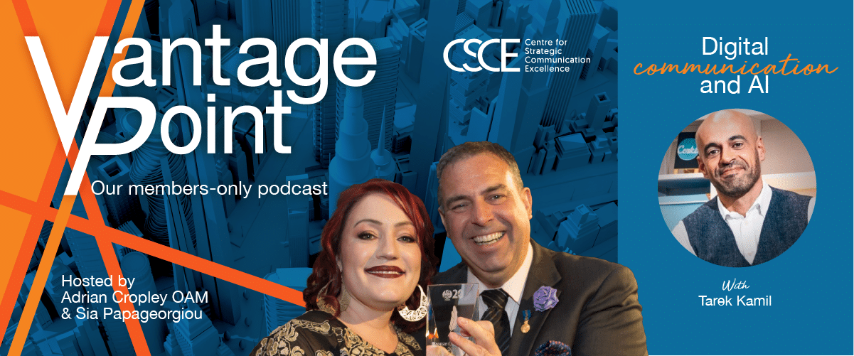 Vantage Point: Digital Communication and AI with Tarek Kamil • CSCE